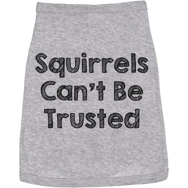商品名Dog Shirt Squirrels Cant Be Trusted Funny Clothes for Family Pet for Dog Lovers Heather Grey Mブランド：Crazy Dog T-Shirts...