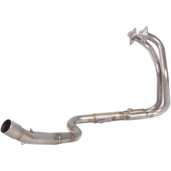 商品名ISTUNT For Kawasaki Ninja 250 250R 300 51mm Motorcycle Exhaust Pipe Link Tube Headpipe Headers Tube Slip On Front Exh...