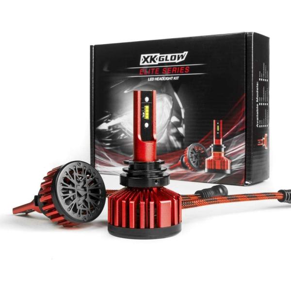 商品名XKGLOW HB4 / 9006 / 9012 ELITEシリーズ LEDヘッドライト変換キット - ハロゲン用交換用ヘッドライトバルブXKGLOW HB4 / 9006 / 9012 ELITE Series LED Headli...