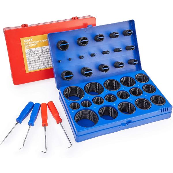 商品名SAE メトリック Oリングキット オーリング 詰め合わせキット 826ピース 配管 自動車 蛇口の修理用OMT 826pc Universal O Ring Assortment Kit in 32 Sizes | SAE and ...