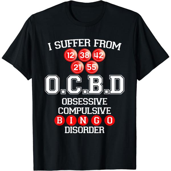 商品名I Suffer Obsessive Compulsive Bingo Disorder Funny T-Shirtブランド：Bingo Lucky Vibes Tees商品サイズ：Small高さ：2.5 cm横幅：20.3 cm奥行...