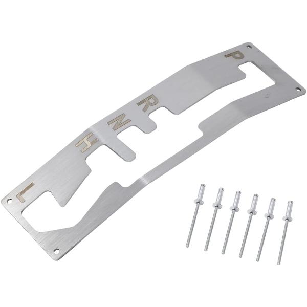 商品名Can Am Maverick X3 ステンレスシフトシフトゲート ギア文字付きBBBOX Can Am Maverick X3 Stainless Shift Shifter Gate with Gear Lettersブランド：B...