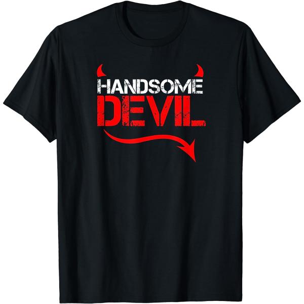 商品名Handsome Devil T-Shirt for Good Looking Husbandsブランド：Devil Horns and Tails Tees商品サイズ：Small高さ：2.5 cm横幅：20.3 cm奥行：25.4 ...
