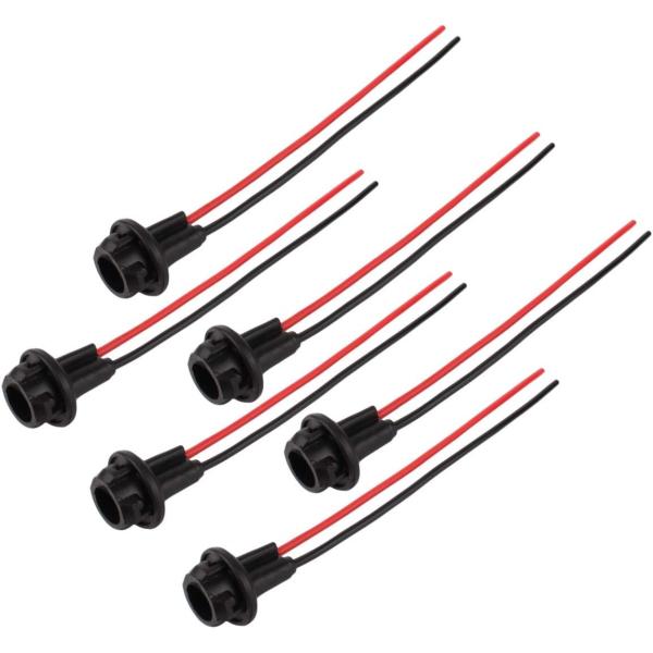 商品名WINKA T10 194 Extension Harness Plugs Connectors Wiring Sockets for car 6Pcsブランド：WINKA商品サイズ：T10-Socket*6高さ：2.5 cm横幅：9...
