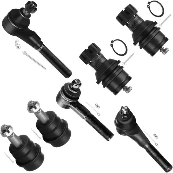 商品名SCITOO サスペンションキット 8個 フロントアウタータイロッドエンド 2 アッパー2 ローワーボールジョイント 1991〜2001年ジープチェロキーグランドチェロキーラングラーEs3096LSCITOO 7pcs Suspens...