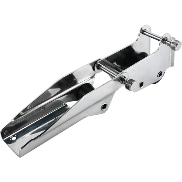 商品名Amarine 社製 ステンレススチール ヒンジ/ピボットボートアンカーボウローラー ダブルボウアンカーローラー ヒンジ付きクイックリリースピン付き (2208S 14インチ (360mm)Amarine Made Stainless...