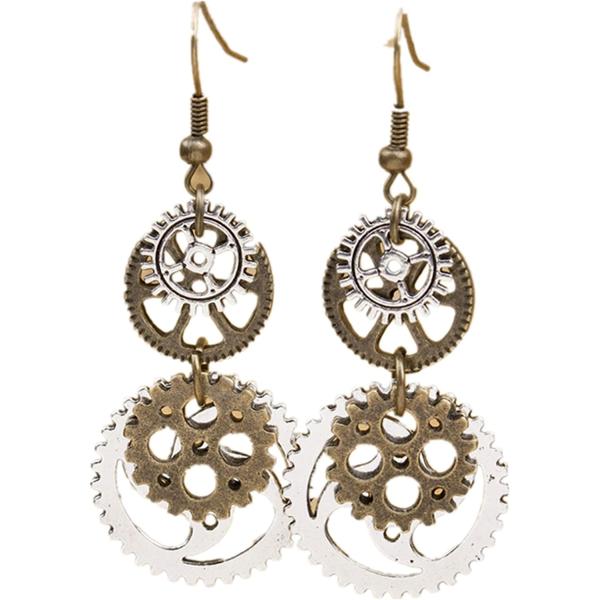 商品名SAE99 スチームパンクコレクション ダングルドロップイヤリング (ギアスタイル002)SAE99 Steampunk Collection Dangle Drop Earrings (Gear Style 002)ブランド：SAE...