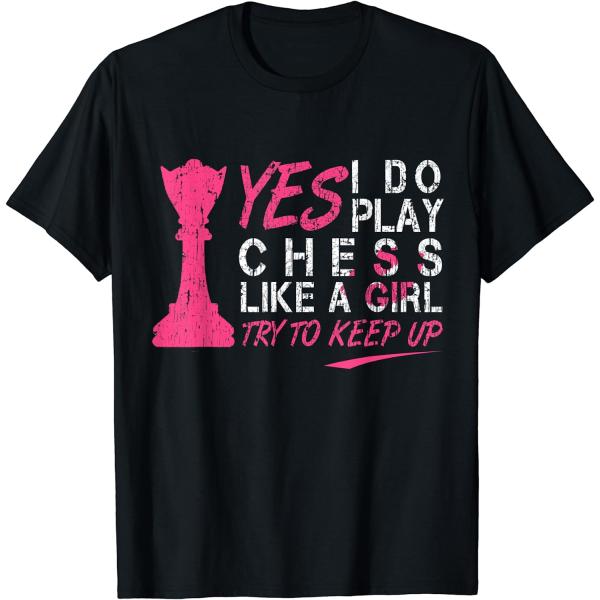 商品名Chess Play A Girl T-Shirt Club Grand Master for Kids Youthブランド：Funny Chess Piece Teacher Gift Tees商品サイズ：Small高さ：2.5 c...