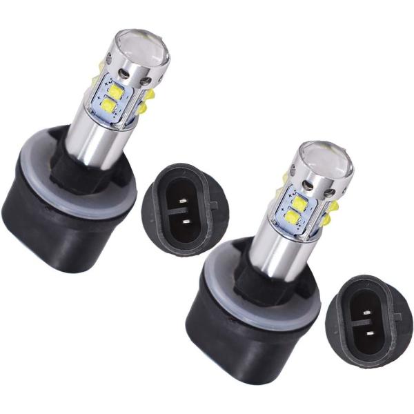 商品名labwork 2X 880 899 100W 6000K LEDフォグライト 2000-2006 GMC ユーコン XL 1500 2500用labwork 2X 880 899 100W 6000K Fog Lights Repl...