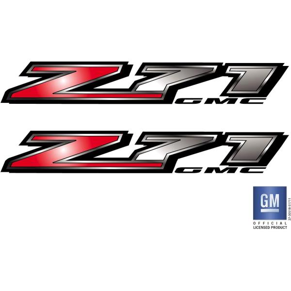 商品名EmblemsPlus 2014 2015 2016 2017 GMC シエラ GMC キャニオン トラック Z71 GMC ベッドサイド デカール ステッカー 2枚セット GM公認製品2014 2015 2016 2017 GMC ...