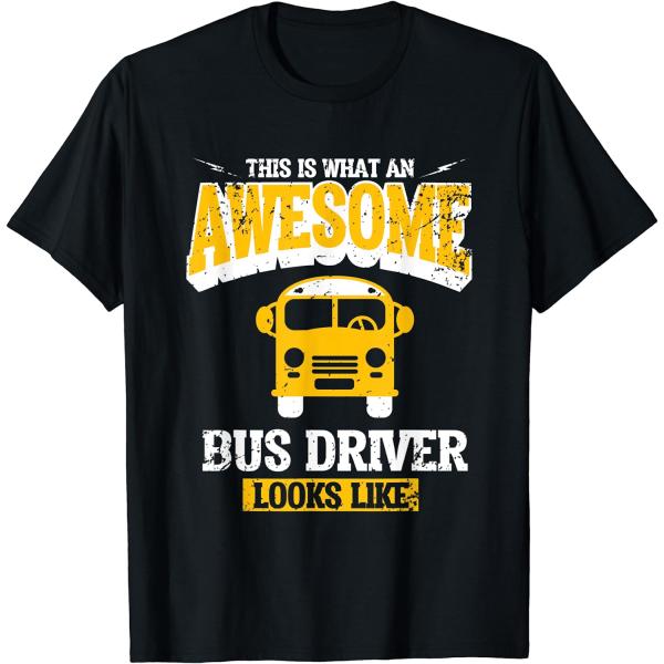 商品名This Is What An Awesome School Bus Driver Looks Like T-Shirtブランド：Funny School Bus Driving Apparel商品サイズ：Small高さ：2.5 cm...