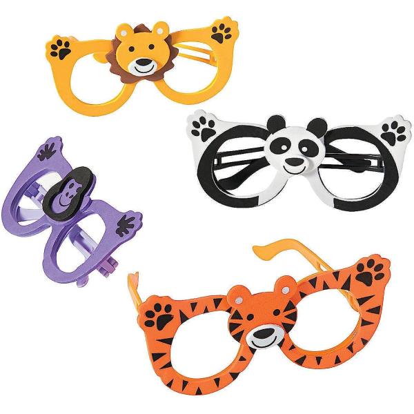商品名Fun Express - Zoo Animal Eyeglass Assortment - Child - Apparel Accessories - Eyewear - Novelty Glasses - 12 Piecesブラン...