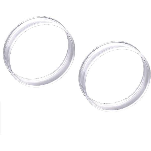 商品名Pierced Owl UVアクリル薄壁クリアトンネルプラグイヤリング ペアで販売Pierced Owl UV Acrylic Thin Walled Clear Tunnel Plug Earrings, Sold as a Pai...