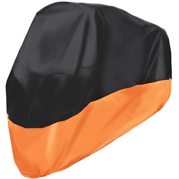 商品名オートバイカバー 防水 ハーレーダビッドソン ストリートグライド ツーリング XXXL オレンジMotorcycle Cover Waterproof for Harley Davidson Street Glide Touring ...