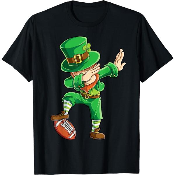 商品名Dabbing Leprechaun Football St Patricks Day Boys Men Sports T-Shirtブランド：St. Patrick's Day Lucky Co商品サイズ：Small高さ：2.5 c...