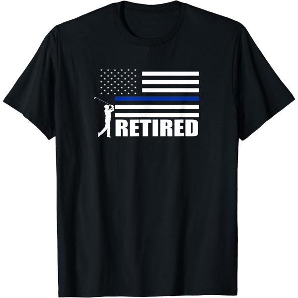 商品名Thin Blue Line Retired Police Officer Cop Golf Lover Shirtブランド：Support Our Law Enforcement Tees 2018商品サイズ：Small高さ：2.5...