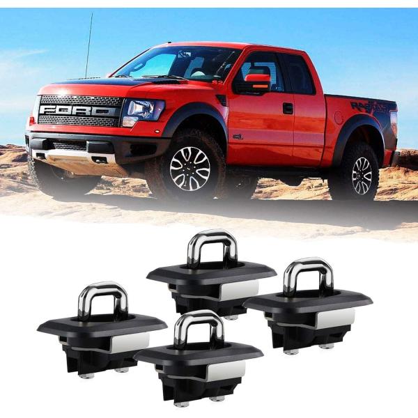 商品名Dibanyou Tie Down Anchors Truck Bed Side Wall Anchors Retractable Flush Fit for 1998-2014 F-150, Super Duty 1998-2016...