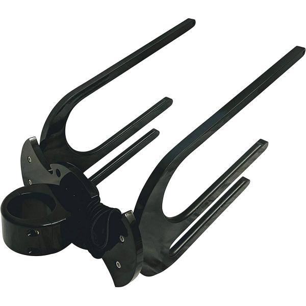 商品名ボート用ニーボードラック ブラック アルミニウム ニーボード ウェイクボードコンボタワーラック タワー用ウェイクボードラック クランプチューブサイズ1 3/4インチ 1 7/8インチ 2インチ 2 1/4インチ 2 3/8インチ 2 ...