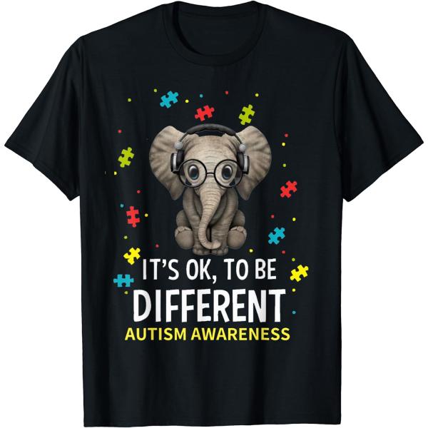 商品名It's Ok To Be Different Autism Awareness Elephant T-Shirtブランド：Elephant Autism Awareness商品サイズ：Small高さ：2.5 cm横幅：20.3 cm...