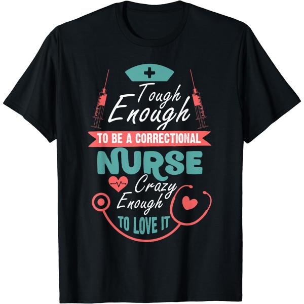 商品名Tough Enough To Be A Correctional Nurse T Shirtブランド：Correctional Nurse T-shirt商品サイズ：Small高さ：2.5 cm横幅：20.3 cm奥行：25.4 c...