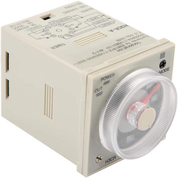 商品名H3CR-A 11-Pin Range Adjustable Delay Timer Time Relay 100-240VAC 100-125VDC 0.5S-300H Knob Control Time Relayブランド：Wal...