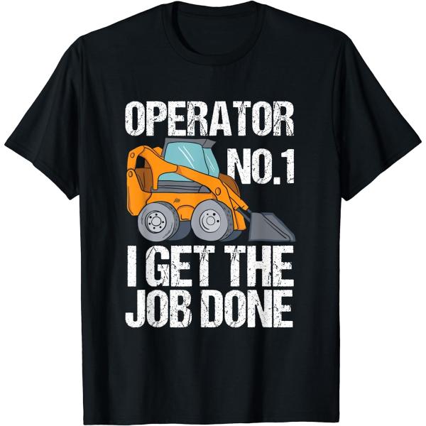 商品名Funny Skid Steer, I Get The Job Done, Hoe Operator T-Shirtブランド：Funny Construction Excavator Shirts Fathers Day商品サイズ：S...