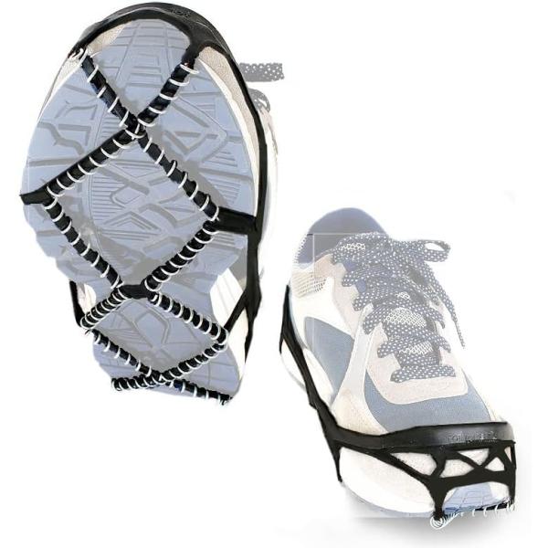 商品名Zerone アイスクリート ウォーキングトラクションクリート 雪 氷 散歩用 スノーグリップ ブーツシューズ レディース メンズ キッズ 釣り ハイキング ウォーキング 登山Walk Traction Cleats, Ice Cle...