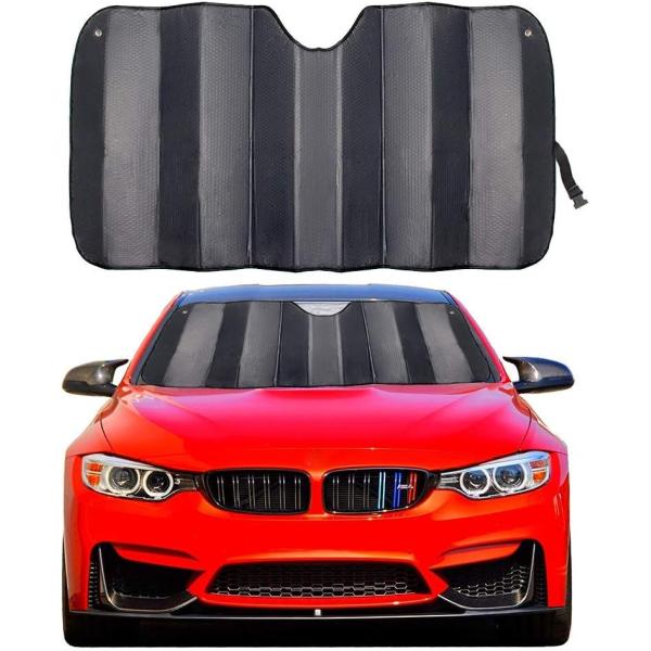 商品名MCBUTY Car Windshield Sunshade Thicken 5-Layer UV Reflector Auto Front Window Sun Shade Visor Shield Cover,Keep Vehic...