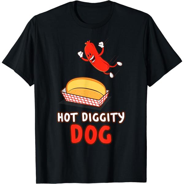 商品名Funny Hot Dog T-shirt, Hot Diggity Dog, BBQ, Cartoon Weinerブランド：Zany Brainy商品サイズ：Small高さ：2.5 cm横幅：20.3 cm奥行：25.4 cm重量...