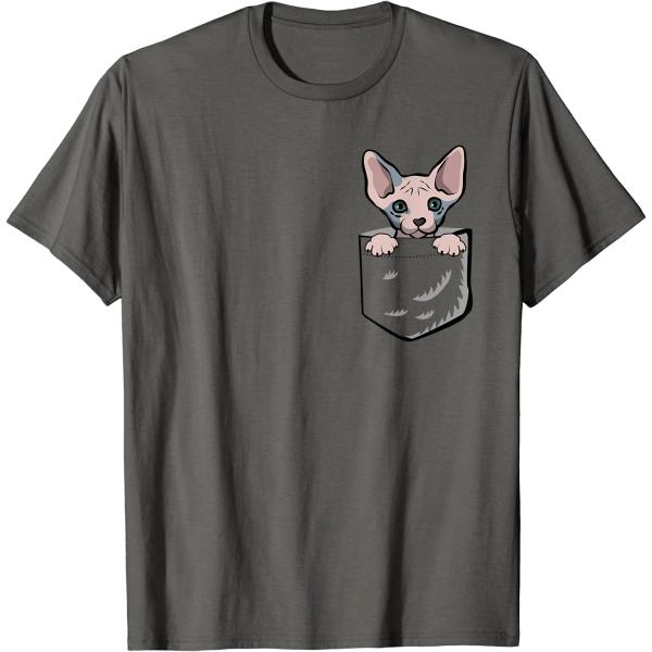 商品名Adorable Little Sphynx Cat In The Pocket T-shirtブランド：BestTeeForYou商品サイズ：Small高さ：2.5 cm横幅：20.3 cm奥行：25.4 cm重量：4536 g商品...