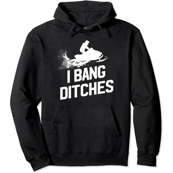 商品名Snowmobile Hoodie - I Bang Ditches Snowmobiling Hoodieブランド：Funny Snowmobile Shirts Co.商品サイズ：Small高さ：12.7 cm横幅：30.5 cm...