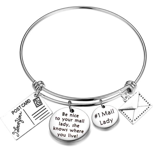 商品名MAOFAED おもしろ手紙 女性 ギフト 郵便員 ギフト 郵便配達員 ギフト 退職 ギフト 郵便配達員 感謝の気持ちを伝える贈り物 あなたの手紙を送る女性 彼女はどこに住んでいるのか知ってくれMAOFAED Mail Lady Br...