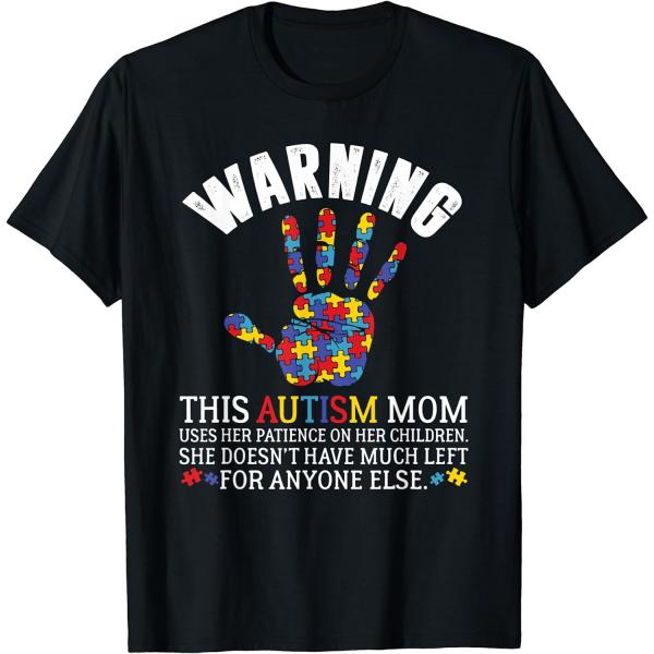 商品名Warning This Autism Mom Uses Patience In Children T-Shirt T-Shirtブランド：Autism Awareness Apparels商品サイズ：Small高さ：2.5 cm横幅...