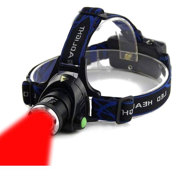 商品名AuKvi Red Light Headlamp,3 Mode Red LED headlamp,Zoomable Red headlamp,Adjustable Focus Red LED Headlight For Astrono...