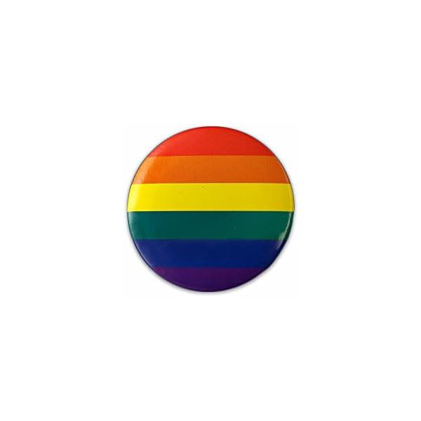 商品名Fundraising For A Cause ゲイプライド レインボー ラウンドボタンピンGay Pride Rainbow Round Button Pin - Perfect for LGBTQ Accessories, Gay...