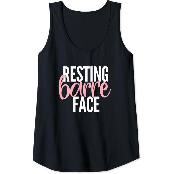 商品名Womens Funny Resting barre face womens tank top shirt | gift idea Tank Topブランド：Womens barre class shirts, clothing, g...