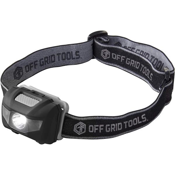 商品名Off Grid Tools Survival LED Headlamp   One Size, Bright LED Technology, 4 Light Modes, Light &amp; Compact Headlight,...