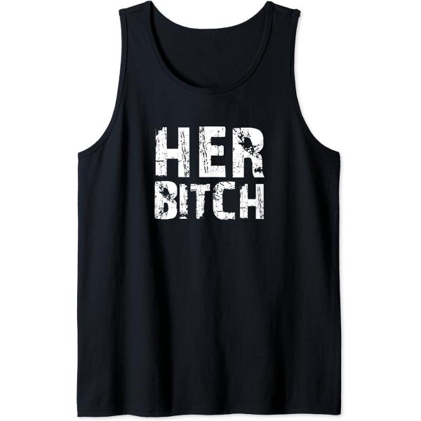 商品名Mens HER BITCH Kinky Couples Outfit FemDom Master Slave Gift Idea Tank Topブランド：BDSM Funny Accessories Outfits Shirts ...