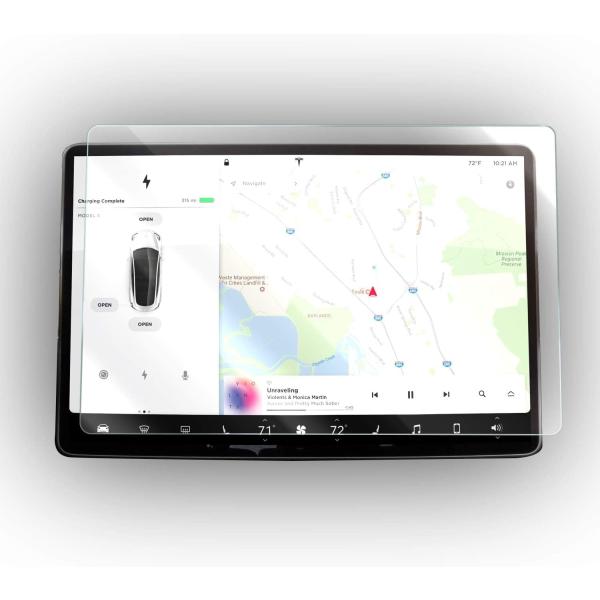 商品名LFOTPP Glass Screen Protector for Tesla Model 3 Model Y 15-Inch P50 P65 P80 P80D Center Touchscreen,Tempered Glass Ca...
