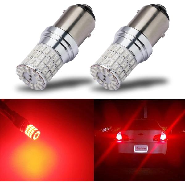 商品名iBrightstar Newest 9-30V Flashing Strobe Blinking Brake Lights 1157 2057 2357 7528 BAY15D LED Bulbs Replacement for T...