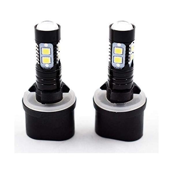 商品名2個 880 899 50W 6000K ホワイト ハイパワー LED プロジェクター フォグランプ 電球labwork 2 PCS 880 899 50W 6000K White High Power Projector Fog L...