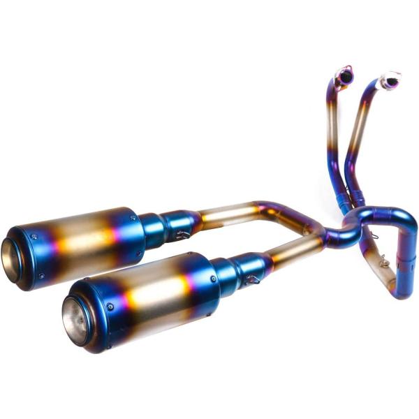 商品名KAJIMOTOR Motorcycle Slip On Exhaust Front Mid Link Pipe Tube Muffler For Yamaha R3 R25ブランド：KAJIMOTOR商品サイズ：商品番号：色：Hal...