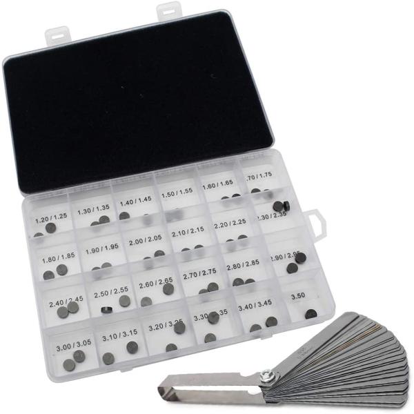 商品名TARAZON 47pcs 7.48mm Motorcycle Valve Shim Kit for KAWASAKI KX250F 2004-2018/KLX250R 1993-1996/KLX300 1997-2007/1.20m...