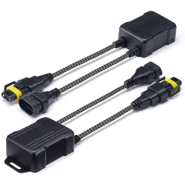 商品名Xprite LED ヘッドライト Canbus アンチフリッカーハーネス | 電球 抵抗 デコーダー エラーフリー 変換キット H8 H9 H11用 (1ペア)Xprite LED Headlight Canbus Anti-Fli...