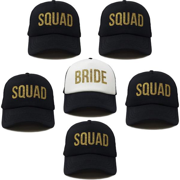 商品名Funky Junque HAT レディース US サイズ: One Size カラー: マルチカラーFunky Junque Bridal Trucker Hat Bundle - A Bride, Five Squadsブランド：...