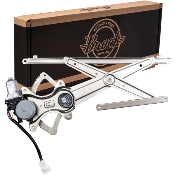 商品名BROCK パワーウィンドウレギュレーター モーター付き 2001-2007年式 トヨタ セコイア 助手席 フロントアセンブリ 698010C020 8571034030Brock Aftermarket Replacement Fr...