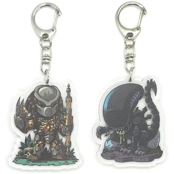 商品名EBTY DREAMS Inc. - Set of 2 Alien Predator AVP Acrylic Keychainブランド：EBTY DREAMS商品サイズ：Pendant Height: 2 inches商品番号：色：M...