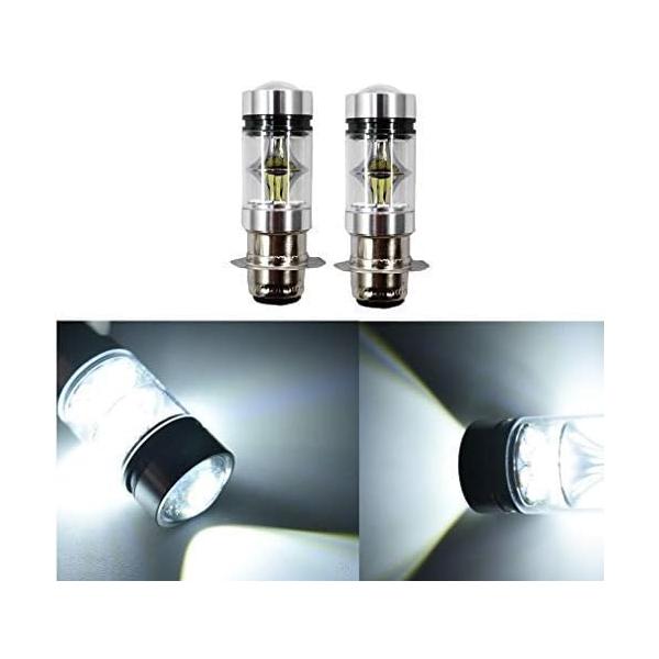 商品名H6 スーパーホワイト 6000K LED電球 2個 100W ヘッドライト ホンダ TRX 450R 450ER 450用LABLT 2X H6 Super White 6000K Bulbs 100W Headlights FIT...