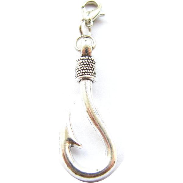 商品名Fish Planner Charm or Zipper Pull, Planner Accessories, Ocean Charm on Lobster Clasp, Stitch Marker (Fish Hook)ブランド：s...
