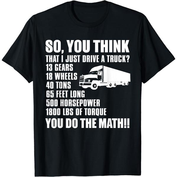 商品名Truck Driver Funny - So You Think I Just Drive A Truck T-Shirtブランド：So You Think I Just Drive A Truck商品サイズ：Small高さ：2.5...